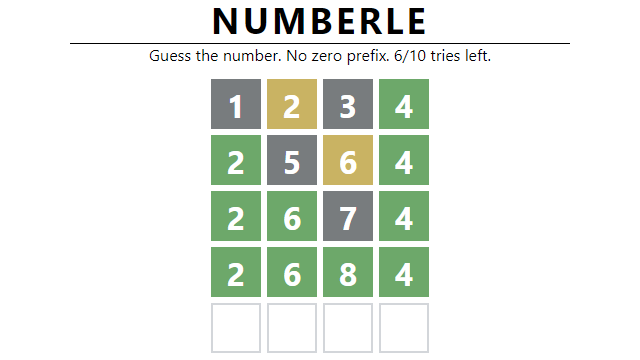 Numberle